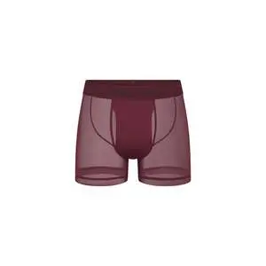 SKIMS Mesh 3 Inch Boxer Brief - Bordeaux