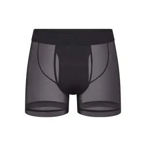 SKIMS Mesh 3 Inch Boxer Brief - Obsidian