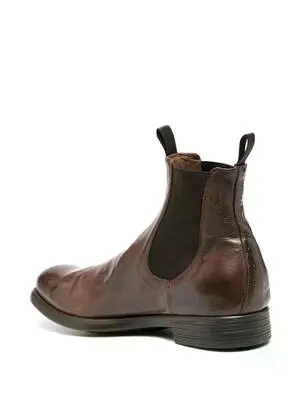 Officine Creative Leather Chelsea Boots - Brown