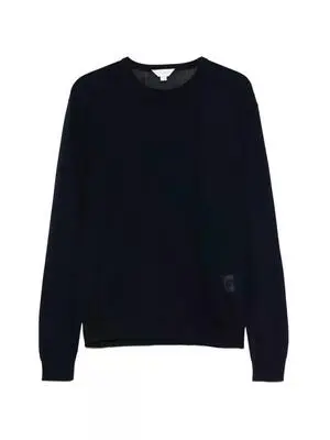 Malo Crew Neck Long Sleeve Semi-sheer Top