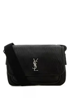 Saint Laurent Niki Small Messenger Bag In Grained Lambskin