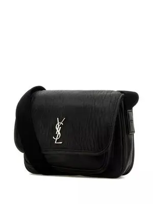 Saint Laurent Niki Small Messenger Bag In Grained Lambskin