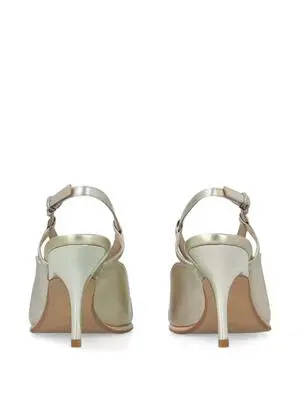 Pinko Lady Slingback Pumps With Chain Detail