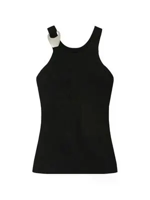 Pinko Ring Detail Sleeveless Top