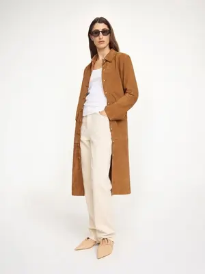 BY MALENE BIRGER Jannie Suede Maxi Jacket