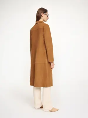 BY MALENE BIRGER Jannie Suede Maxi Jacket
