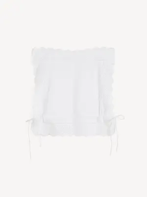 BY MALENE BIRGER Gerda Organic Cotton Top - Pure White