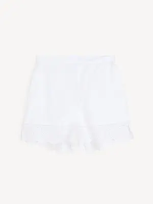 BY MALENE BIRGER Greta Organic Cotton Shorts - Pure White