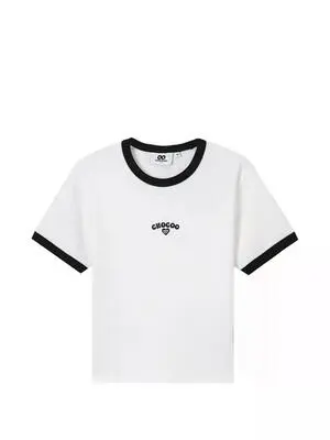 Chocoolate Trimmed T-shirts For Women