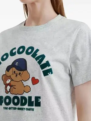 CHOCOOLATE Logo-print T-shirt - Grey