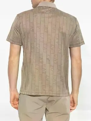 EA7 Monogram-pattern Polo Shirt