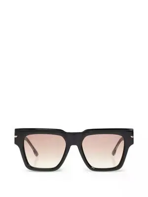 Victoria Beckham Rectangle-frame Sunglasses - Black