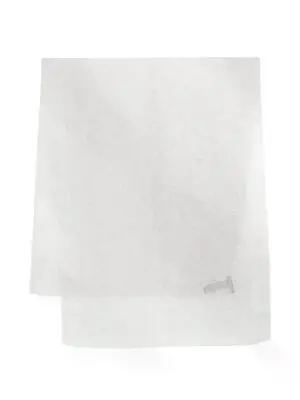 Emporio Armani Fringed Scarf - Grey