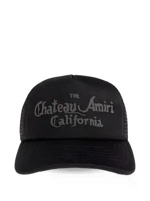 Amiri Lettering-detail Baseball Cap - Black