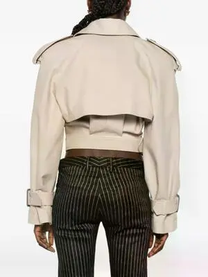 Wardrobe.NYC Drill Buckle Fastening Trench Jacket