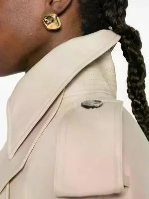 Wardrobe.NYC Drill Buckle Fastening Trench Jacket