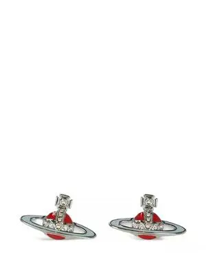VIVIENNE WESTWOOD Orb Embellished Stud Earrings - Silver