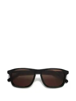 MAISON MARGIELA Rectangle-frame Sunglasses - Black