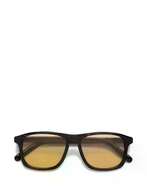 MAISON MARGIELA Square-frame Sunglasses - Brown