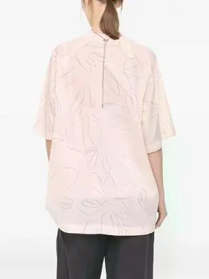 Plan C Floral-print T-shirt