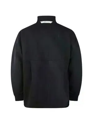 Jacquemus Rond Carré Zip Neck Shirt - Black