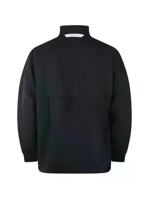 Jacquemus Rond Carré Zip Neck Shirt - Black