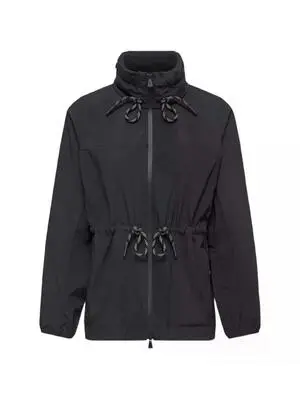 Moncler Drawstring Hooded Jacket - Black