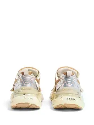 Dsquared2 Faster" Paneled Sneakers - Neutrals