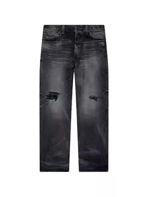 Mastercraft Union Relaxed Ripped Jeans - Black