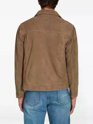 ARMA Flap-pocket Suede Jacket