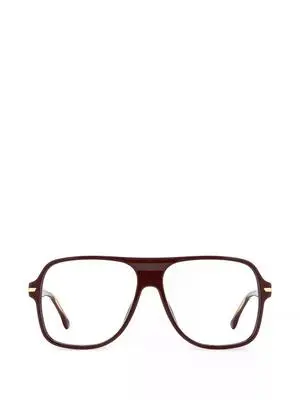 Victoria Beckham Square-frame Eyeglasses - Brown