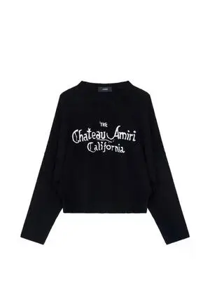Amiri Chateau California Embroidered Sweater