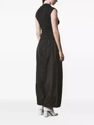 THOM KROM Crossover Sleeveless High Neck T-shirt