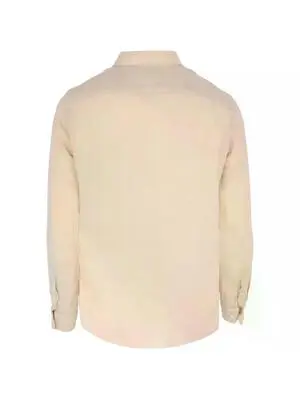 120% Lino Contemporary Fit Shirt - Neutrals