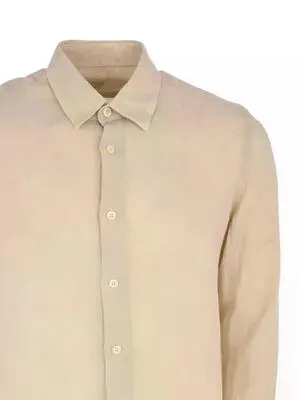 120% Lino Contemporary Fit Shirt - Neutrals