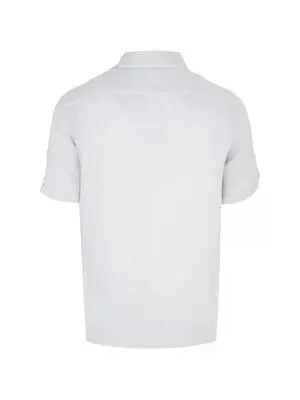 120% Lino Contemporary Fit Shirt - Blue