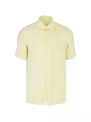 120% Lino Short-sleeve Shirt - Yellow