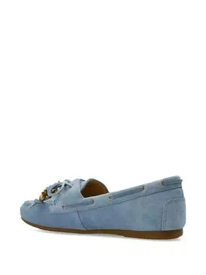 Michael Kors Light Leather Tassel Detail Loafers - Blue
