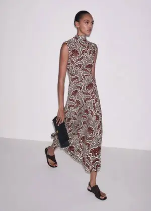 ME+EM Rising Wildflowers Print Fit And Flare Maxi Dress