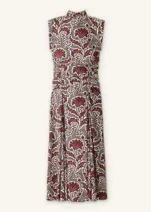 ME+EM Rising Wildflowers Print Fit And Flare Maxi Dress