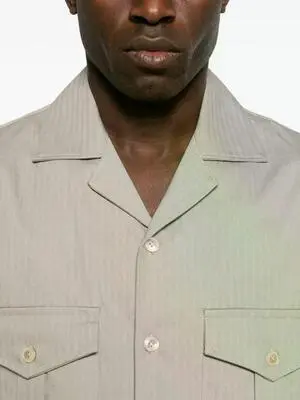 Eleventy Patch Pocket Shirt - Grey
