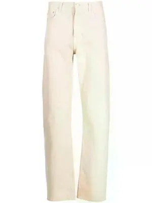 FRAME Straight-leg Jeans With Logo Patch