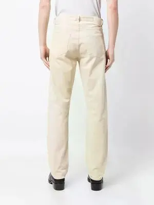 FRAME Straight-leg Jeans With Logo Patch
