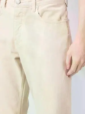 FRAME Straight-leg Jeans With Logo Patch