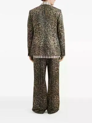 Dolce & Gabbana Leopard-print Double-breasted Jacket