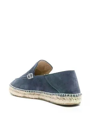 Manebí Hamptons Traveler Suede Espadrilles - Blue