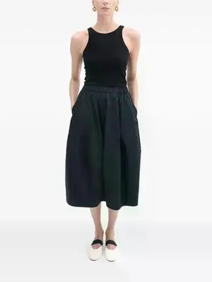 Co Collection Ribbed Tank Top - Black