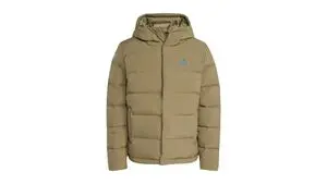 Adidas Helionic Climawarm Hooded Down Jacket - Olive Strata