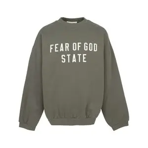 Fear Of God Essential Fleece Sweatshirt - Khaki