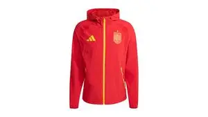 Adidas Spain Tiro Travel Full Zip Windbreaker Jacket - Team Power Red